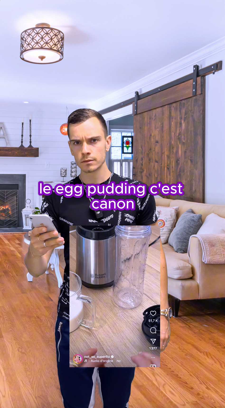 Recette Egg pudding - Landry Courbet